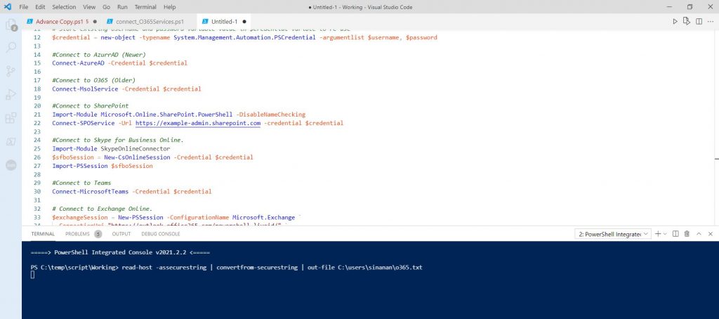 Connect to Office 365 PowerShell All-in-one Script - TechiWIZ